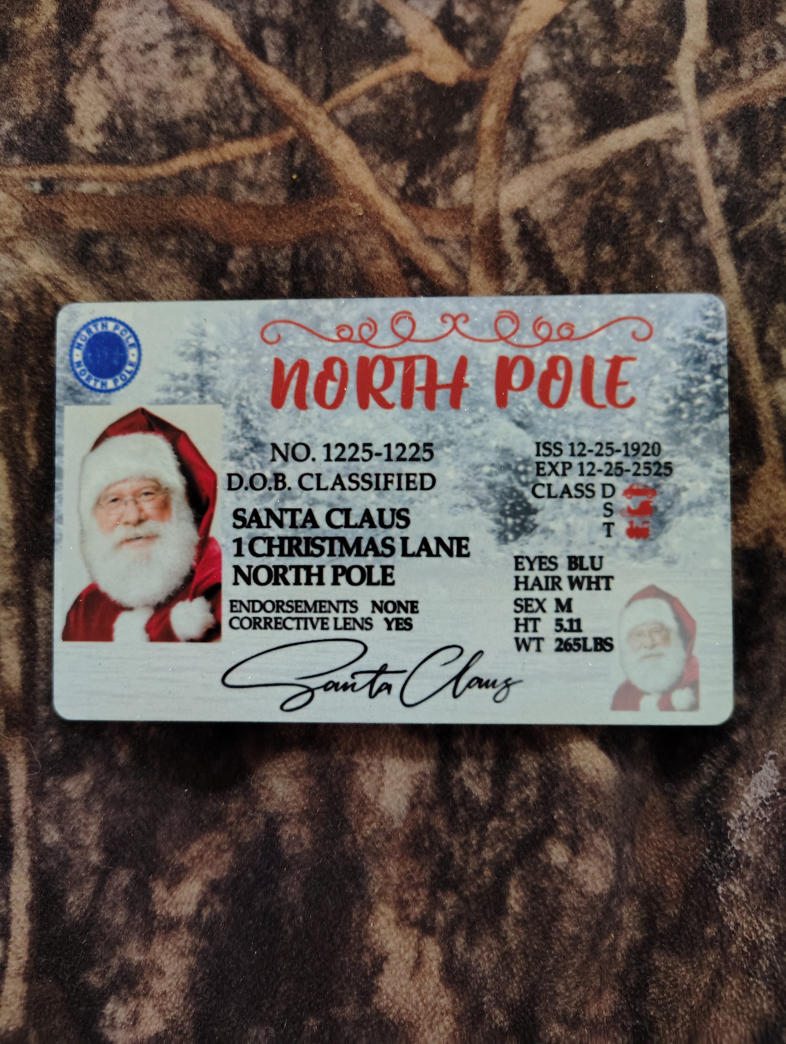 Santas ID Card – Dispatching Mama Customs